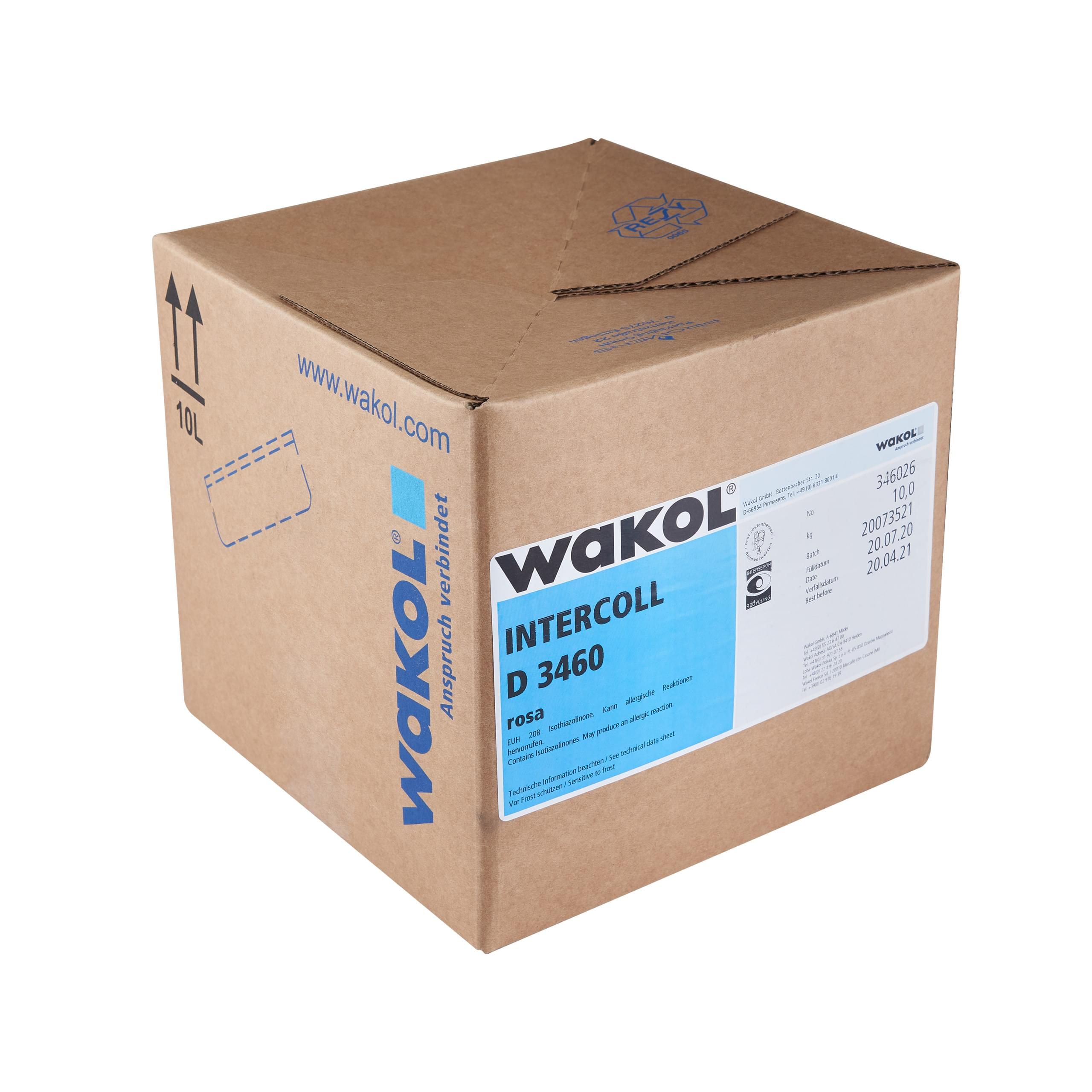 Υδατοδιαλυτή Κόλλα Ταπετσαρίας - Στρωματοποιίας INTERCOLL (Rosa) D 3460 ...